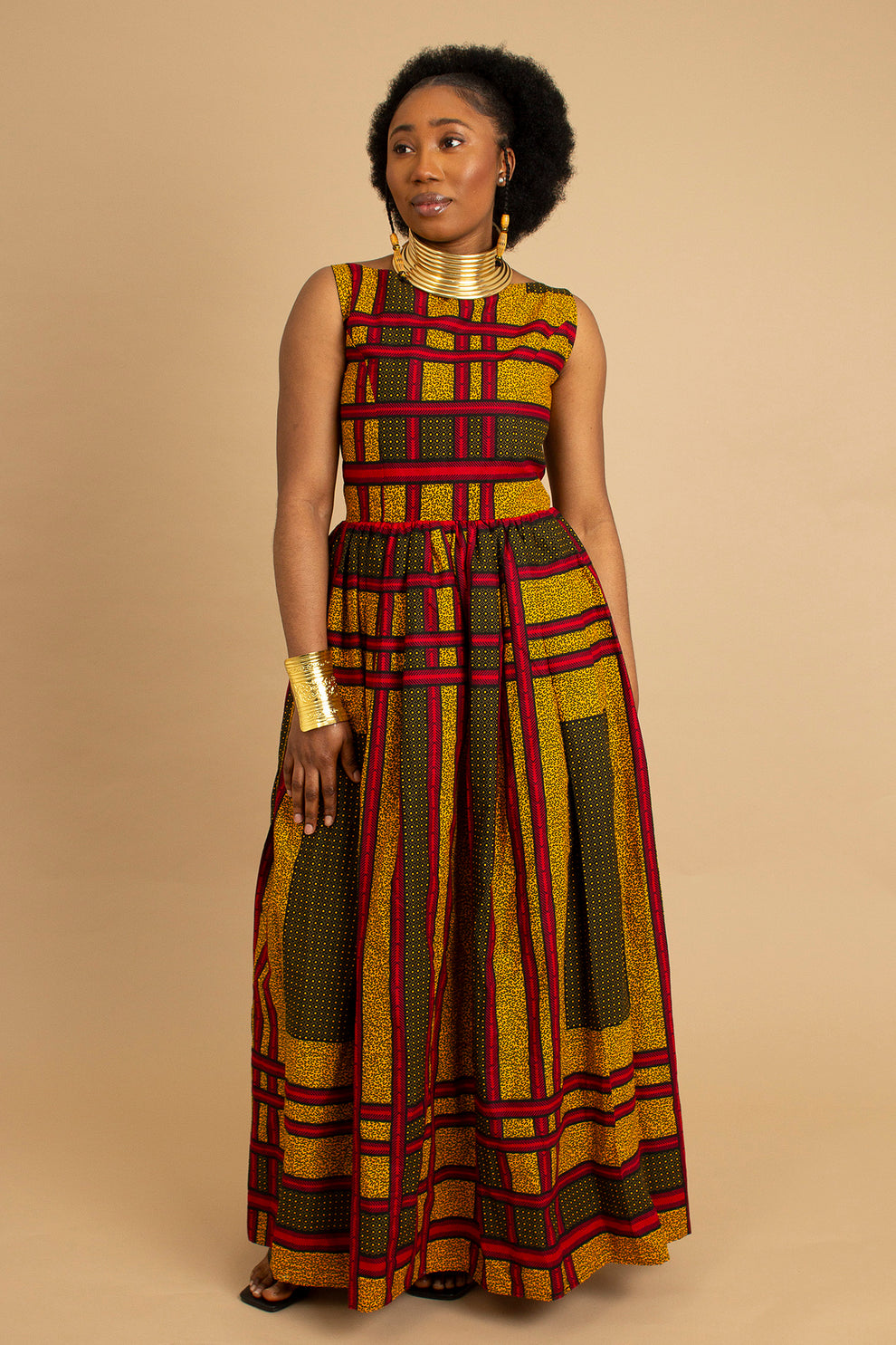 Ogo African Print Maxi Dress – Cultureville