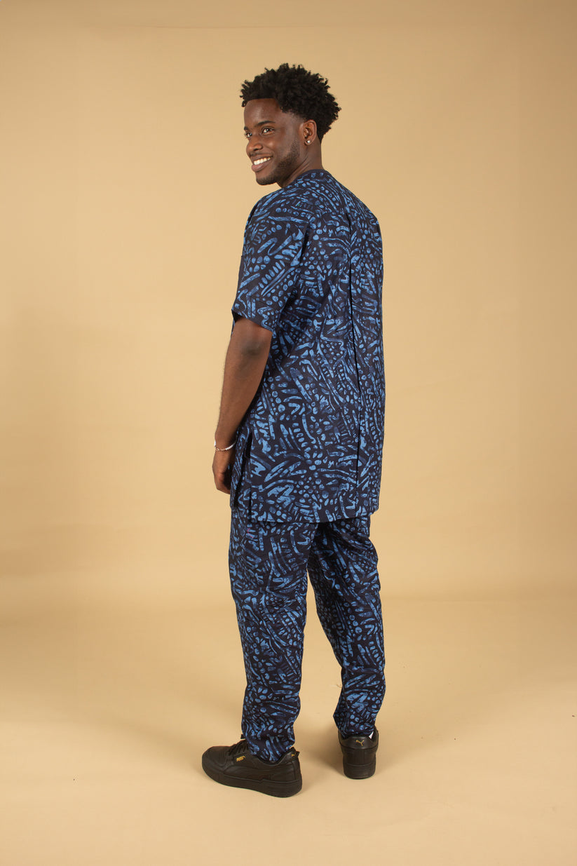Ashe African Print Kaftan and Trouser Set – Cultureville