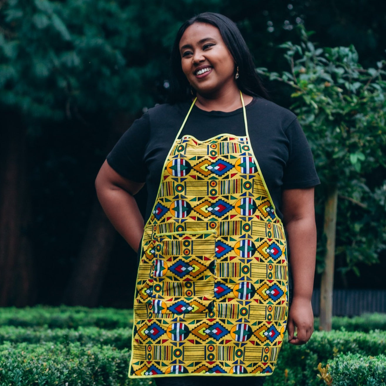 Nana African Print Apron – Cultureville