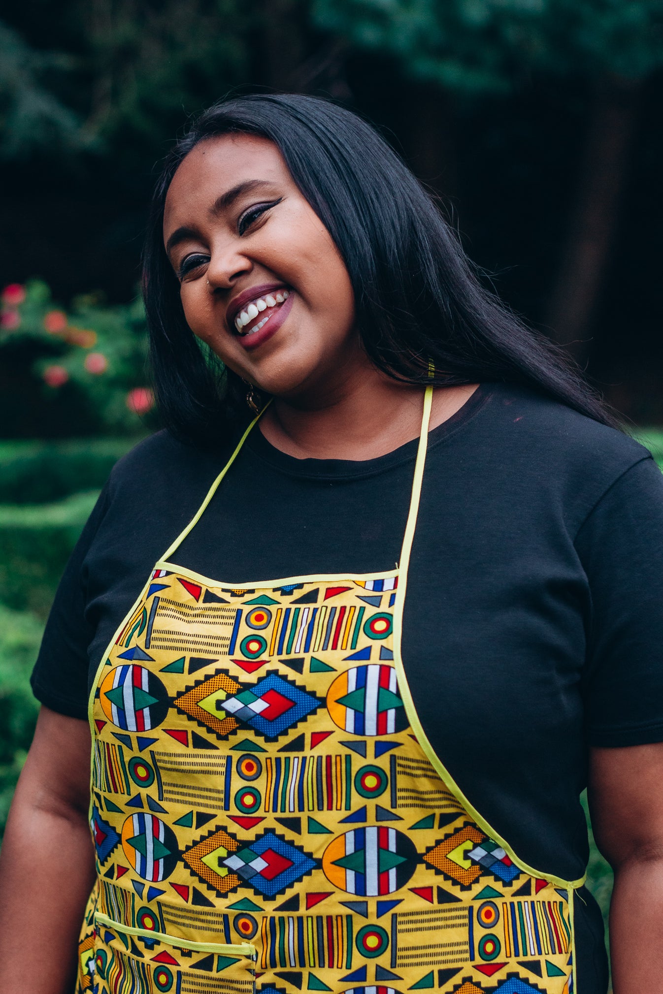 Nana African Print Apron – Cultureville