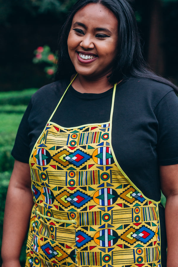 Nana African Print Apron – Cultureville