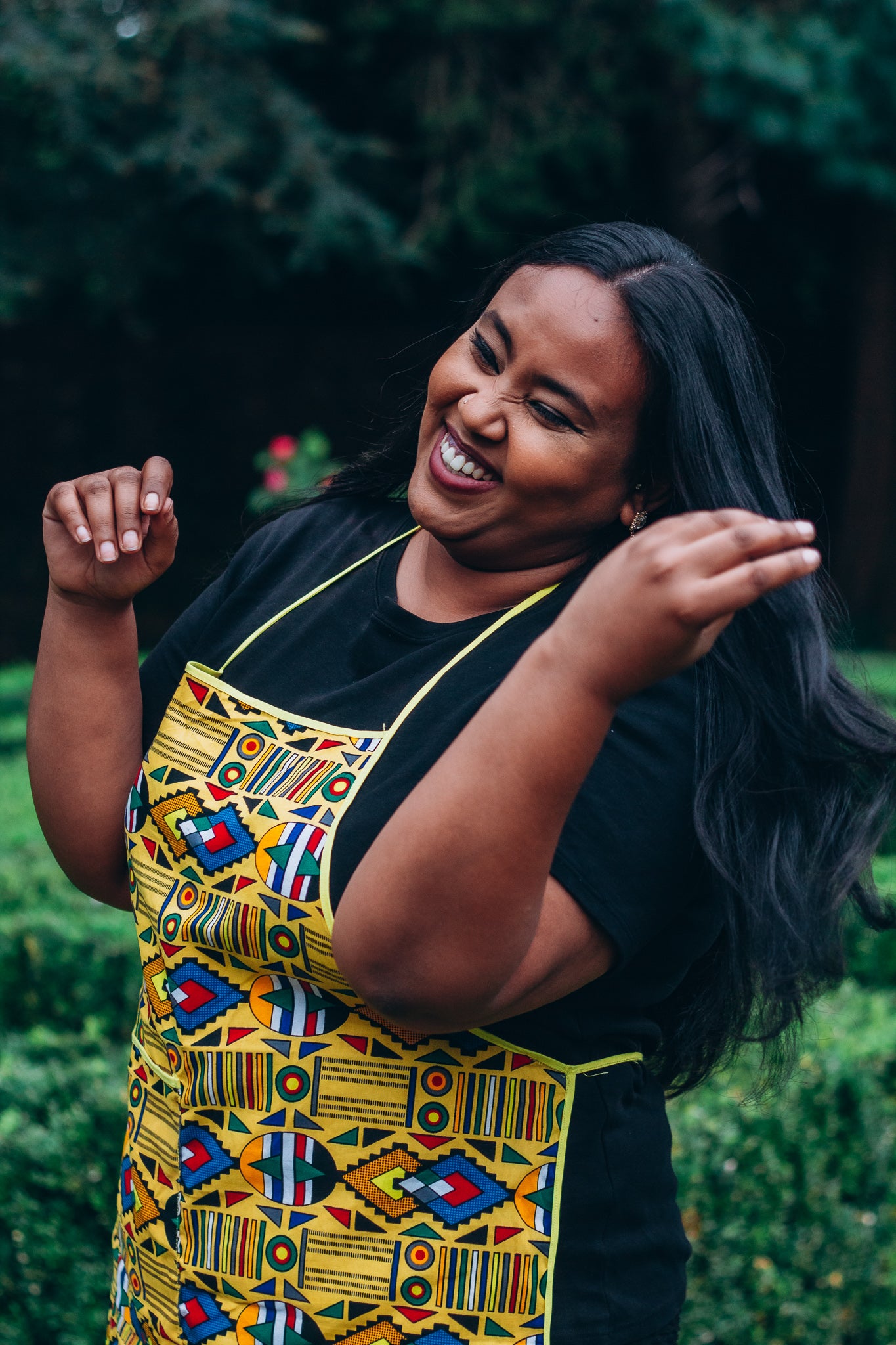 Nana African Print Apron – Cultureville