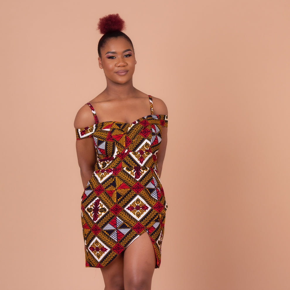 Teju Mini Wrap Dress – Cultureville